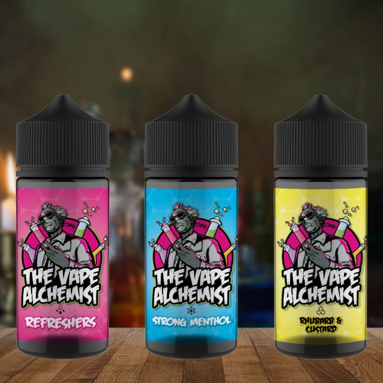 3 x 120ml Bottles Of E-liquid – The Vape Alchemist
