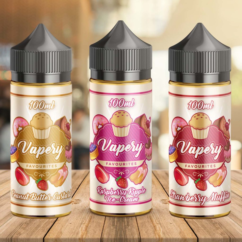 3 x 120ml Vapery Favourites E-liquid – The Vape Alchemist